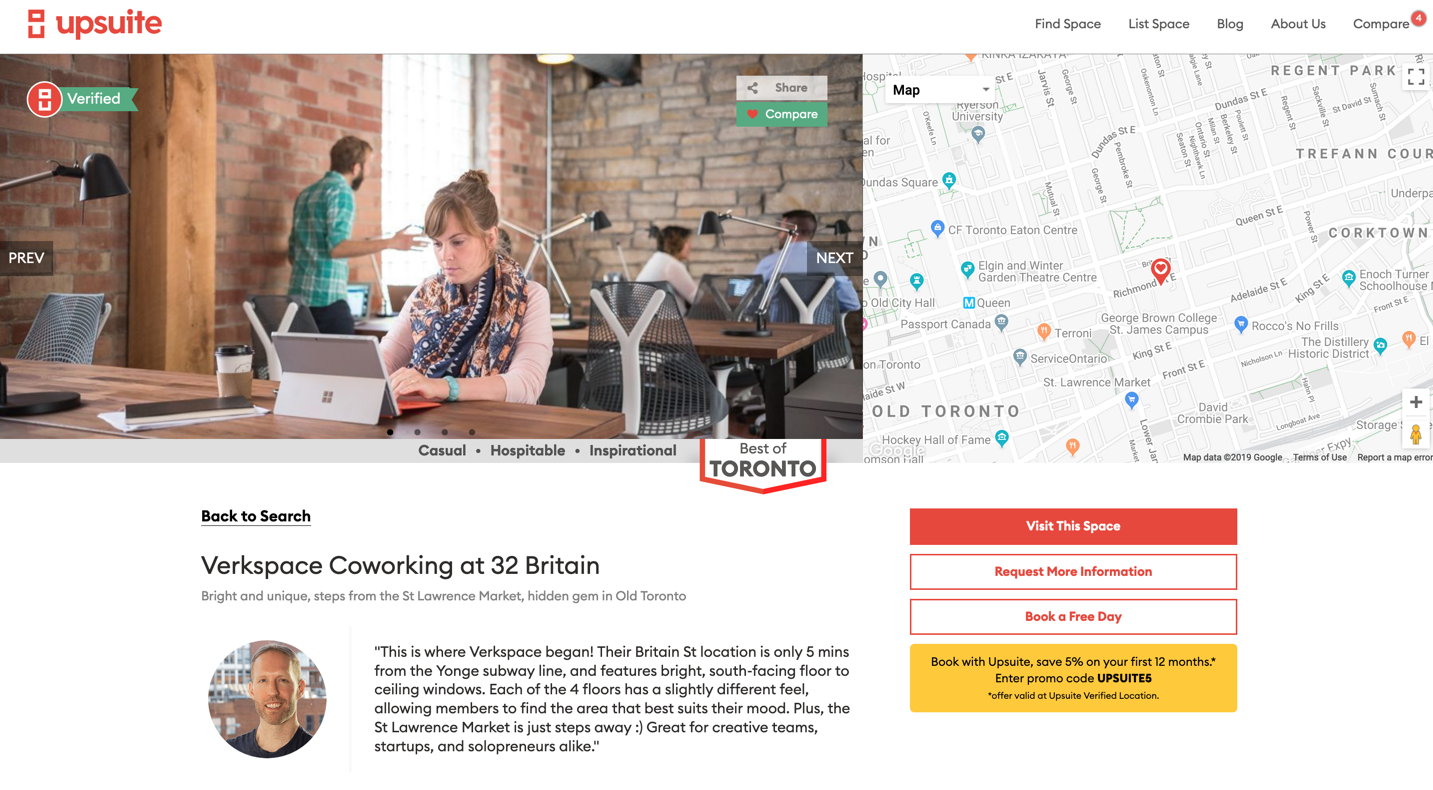 Upsuite | List Your Office Space for Rent